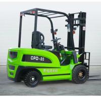 China Electric Counterbalance 2 Ton Forklift with Triplex Mast 400Ah Battery for sale