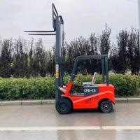 China Solid Tire Electric Forklift with AC Controller 1.5 Tons Load Capacity 3-6 Meters Lift Height for sale