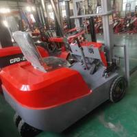 China Three Fulcrum Electric Forklift Truck 1.5 Ton Capacity 48V Battery Small Warehouse Handling 5-8 Hour Working Time for sale