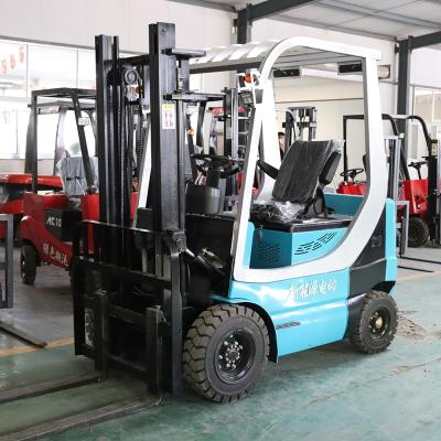 China Electric Forklift 1 Ton 1.5 Ton 2 Ton 3 Ton Capacity Standard 3m Lift Customizable to 6m for sale