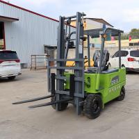 China ISO 4 Wheel Electric Forklift Truck 2.0 Ton Lithium Battery Pallet Stacker for sale