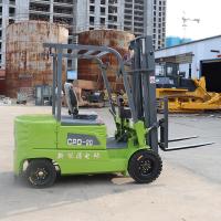 China ISO 4 Wheel Electric Forklift Truck 2.0 Ton Lithium Battery Pallet Stacker for sale