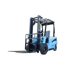 China 1 Ton 2 Ton Electric Forklift 4 Wheel Battery Powered Forklift Machine 2.5m Turning Radius for sale