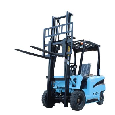 China Electric Forklift 1.5 Ton 4 Wheel Battery Powered Warehouse Forklift with AC Controller for sale