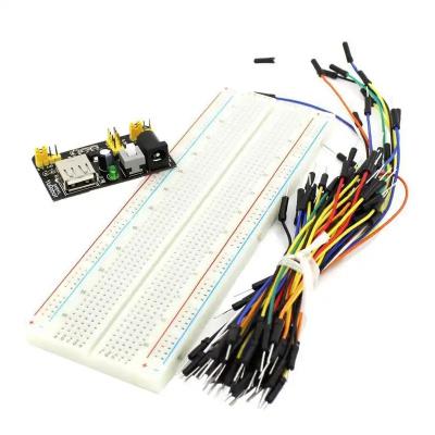 China Breadboard Kit for Arduino MCU Dev Board, MB-102 Jumper Wire, Power Module Set for sale