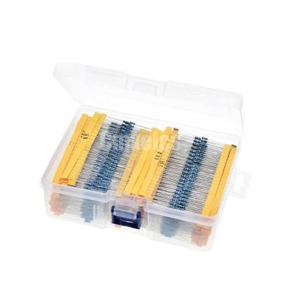 China 2600PCS 0.25W 1/4W Metal Film Resistor Kits for Arduino IOT Project Development Board for sale