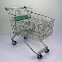 China Metal General 180L Store Shopping Cart CE Certificate Foldable Steel Shopping Cart for sale