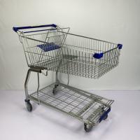 China Metal Convenience Store Grocery Shopping Trolley 135L CE Certificate for sale