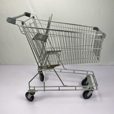 China Australian Style 150L Shop Shopping Trolley Regular Retail Chain Supermarket Grocery Cart for sale