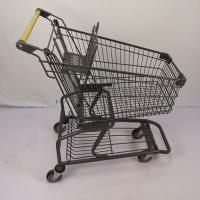 China American Gray 60L Small Shopping Trolley Zinc Powder Coating Lightweight for sale