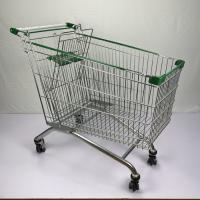 China Super Large 275L Grocery Shopping Trolley Q195 Steel Metal Shopping Cart for sale