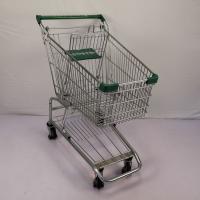 China CE 100L Supermarket Grocery Store Shopping Cart Customized Logo And Color for sale