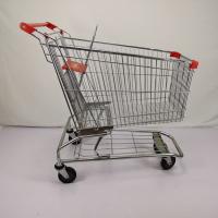China American 210L Warehouse Shopping Trolley Carbon Steel Super Large Shopping Cart for sale