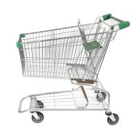 China High Sales 125L Classic Conventional American Metal Shopping Cart Wholesale Grocery Supermarket Cart for sale