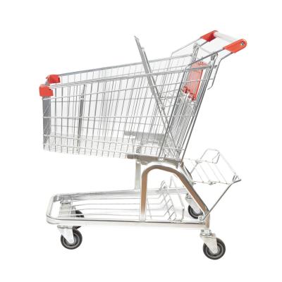 China German Style Large Capacity Supermarket Metal Cart Carrying Heavy High Quality Wholesale for sale