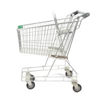 China Conventional 125L Large Metal Shopping Trolley Australian Chain Shop Shopping Trolley for sale