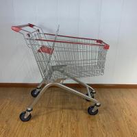 China 125L Retail CE Certificate Elevator Wheel Steel Shopping Cart for sale