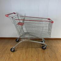 China 240L Convenience Store CE Certificate Elevator Wheel Steel Shopping Cart for sale