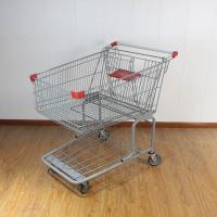 China American Style Shopping Trolley 175L Customizable Large Supermarket Grocery Store Foldable Child Seat  for sale