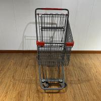 China America 4 Wheel Rolser Promotional Hand Push Shopping Trolley Metal Shopping Trolley for sale