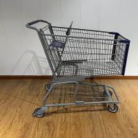 China 240L Large Capacity Convenience Store China Grocery Carts  American Style Hand Trolley for sale
