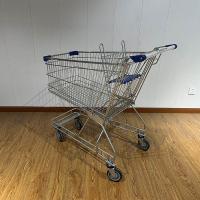 China 180L Australian Type Regular Various Supermarket Trolley Best-selling with Gray Plastic and 5'' Wheels for sale