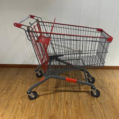 China European Style High Quality Supermarket Shopping Trolley-180 Liters for sale
