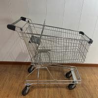 China Supermarket Shopping Cart Australian Style Trolley 125L Four Wheels for sale