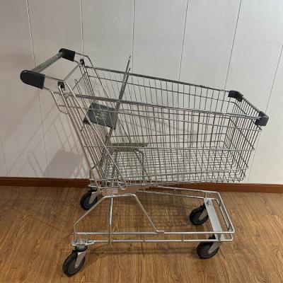 China Supermarket Shopping Cart Australian Style Trolley 125L Four Wheels for sale