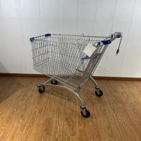 China 240L European Shopping Trolley Heavy Duty Supermarket Cart for Retail Stores for sale