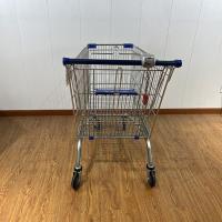 China 240L European Shopping Trolley Heavy Duty Supermarket Cart for Retail Stores for sale