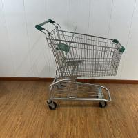 China 125L American Style Shopping Cart Manufacturer OEM Supermarket Trolley Supplier for sale