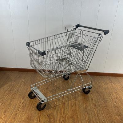 China 150L Capacity Australian Style Shopping Cart Professional Supermarket Trolley Manufacturer China OEM for sale