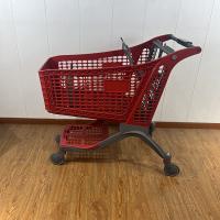 China 175L Lightweight Plastic Shopping Cart for Retail  Convenience Stores for sale