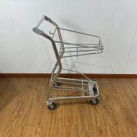 China Commercial Shopping Basket Trolley with Custom Branding and Color Options for sale