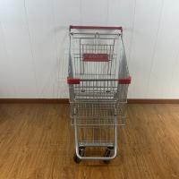 China 210L Variety Store Carring Rolling Trolley Steel Shopping Cart for sale