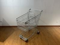 China 150L Store High Capacity Escalator Asian Type Steel Metal Shopping Trolley for sale