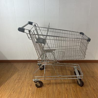 China Factory Whosale 150L Australian Style Supermarket Shopping Trolley Hand Push Cart for sale