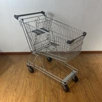 China Factory Whosale 150L Australian Style Supermarket Shopping Trolley Hand Push Cart for sale