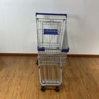 China 100L Storage Grocery store Rolling Trolley Powder Coating German type Supermarket Shopping Trolley for sale