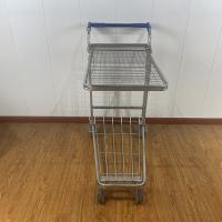 China Metallic Heavy Duty Warehouse Order Shopping Picking Transport Trolley for sale