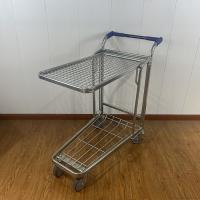 China Metallic Heavy Duty Warehouse Order Shopping Picking Transport Trolley for sale