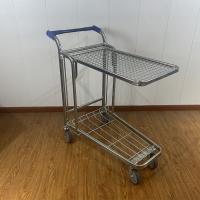 China Metallic Heavy Duty Warehouse Order Shopping Picking Transport Trolley for sale