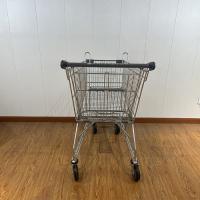 China Australia Style Zinc Plated and Powder Coated Supermarket Shopping Trolley for sale