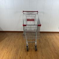 China Customizable Billboards High Quality Grocery European Style Trolley with Plastic Chair Shopping Cart for sale