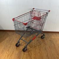 China Customized European Style Shopping Trolley with Seat Safety Belt for Child Protection for sale