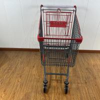 China Customized European Style Shopping Trolley with Seat Safety Belt for Child Protection for sale