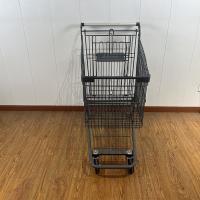 China 150L American Style Shopping Trolley with Seat Safety Belt for Child Protection for sale