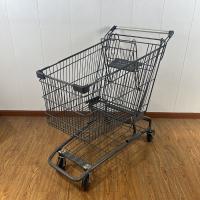 China 150L American Style Shopping Trolley with Seat Safety Belt for Child Protection for sale