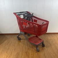 China Supermarket Equipment Supplier Shopping Carts Plastic Shopping Trolley for sale